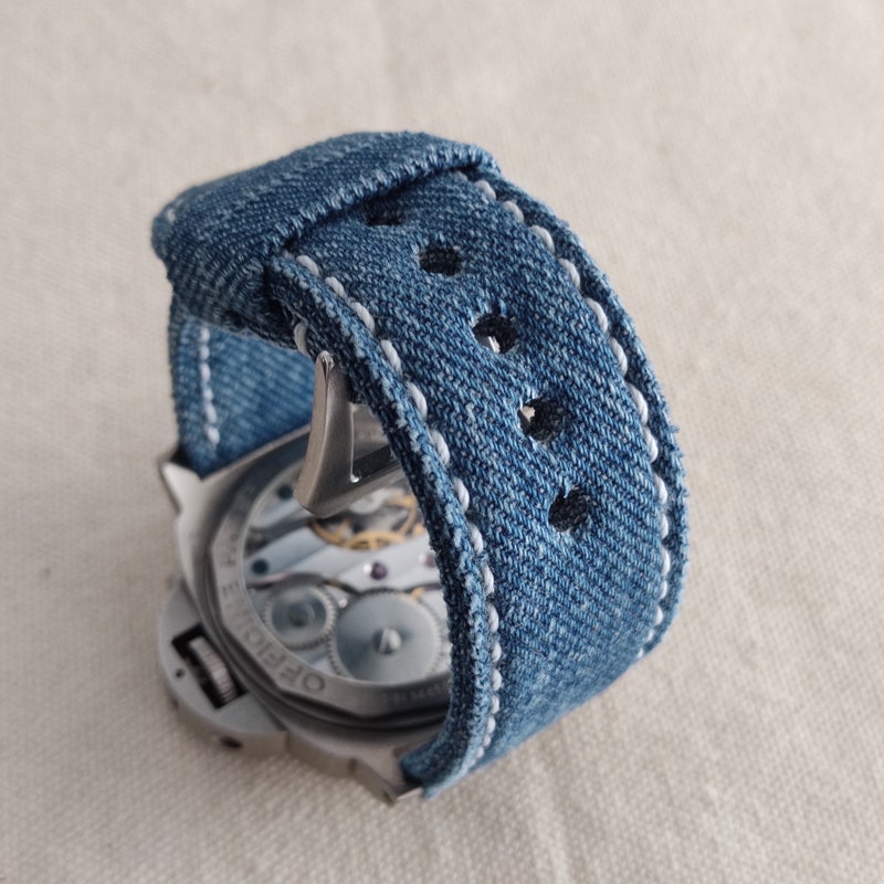 Denim Watch Strap - Etsy