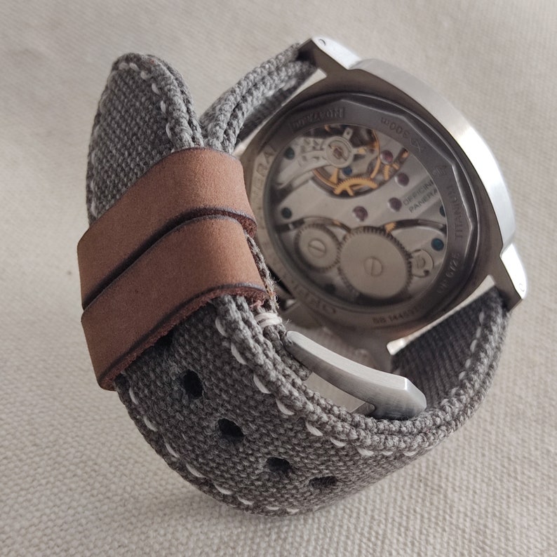 Titanium Canvas Strap Suitable for Panerai or Other Watch Brand. - Etsy