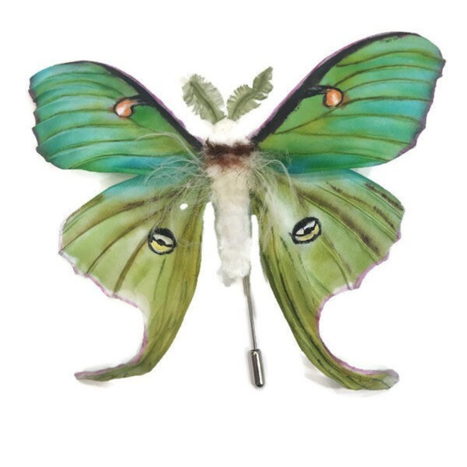 Luna Moth Pin Butterfly Lover Gift - Etsy
