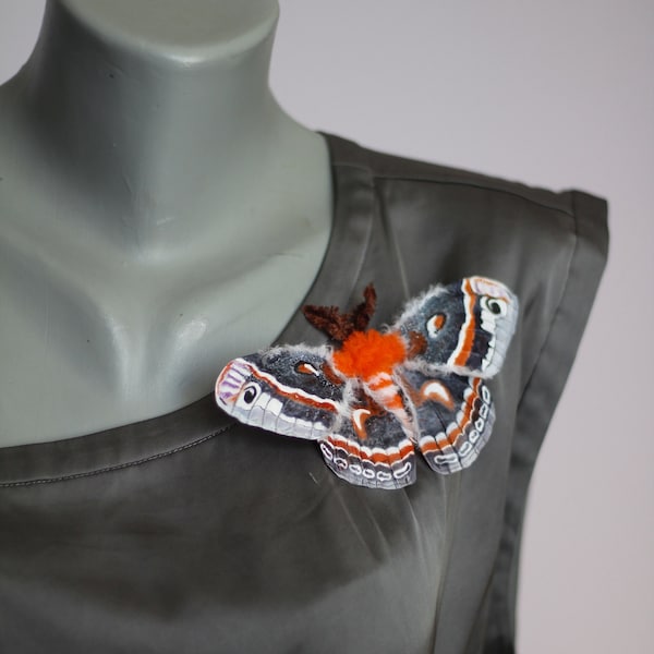Moth Brooch - Etsy