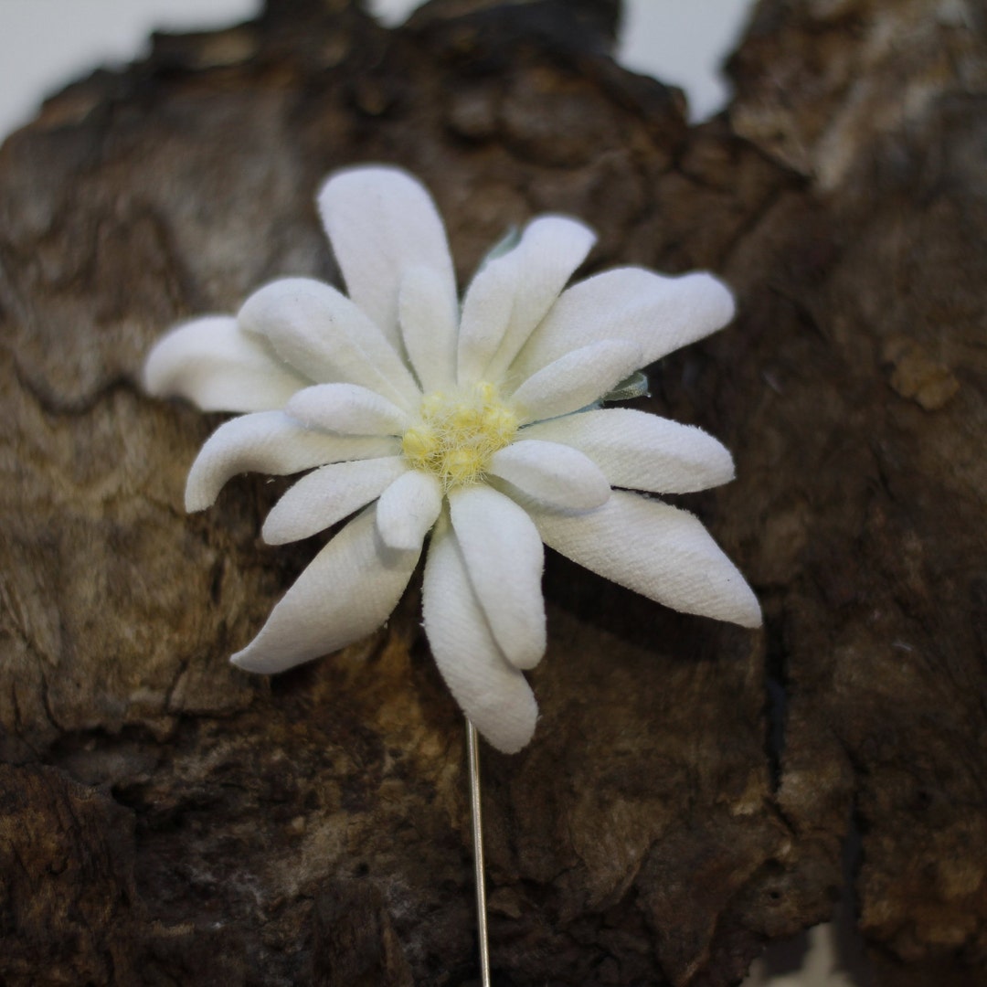 Edelweiss, Men Lapel Pin, Boutonnieres. - Etsy