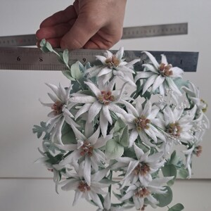 Edelweiss Wedding Set Edelweiss Crown Two Bouquets Boutonniere - Etsy