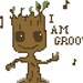 Baby Groot Guardians of the Galaxy C2C Crochet, Knitting, Tunisian ...