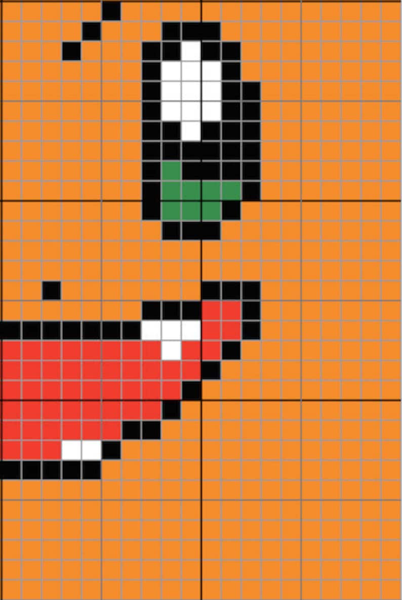 Pokemon Characters Crochet C2c Knit Cross Stitch Tunisian Graphgan ...