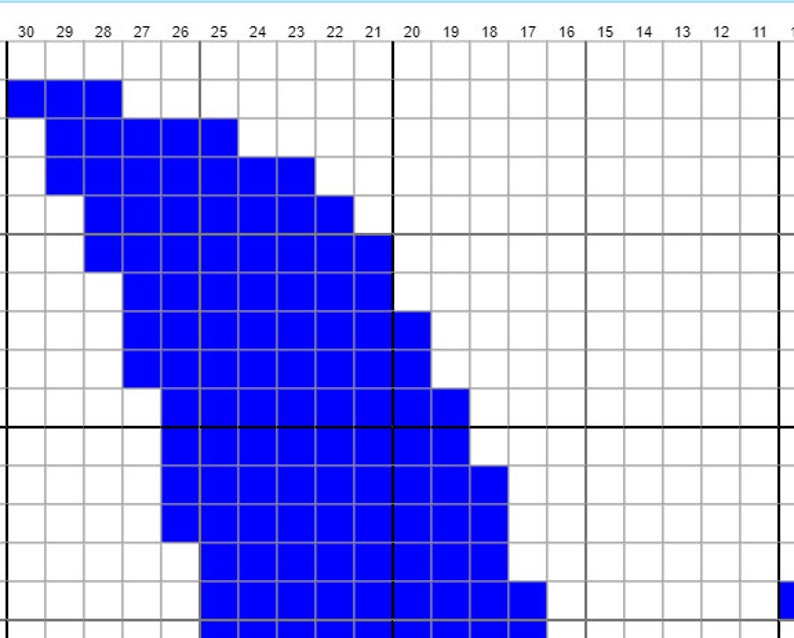 Hot Air Balloon Crochet C2C Knit Cross-stitch Tunisian Graph Grid ...