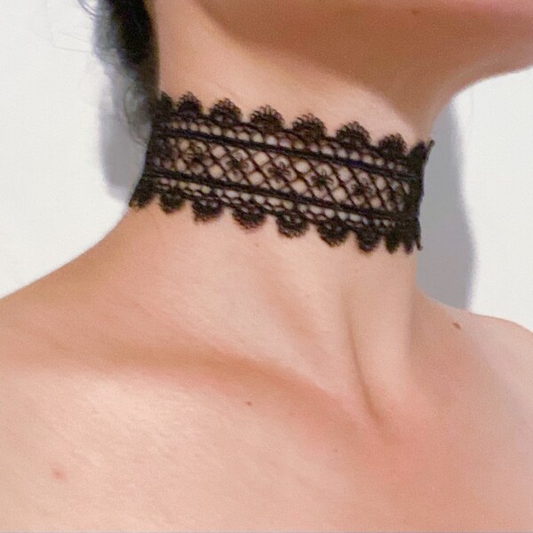 Lace Choker - Etsy