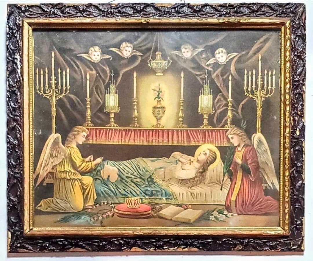 Antique 1890's Holy Grave of Christ Framed Lithograph - Etsy