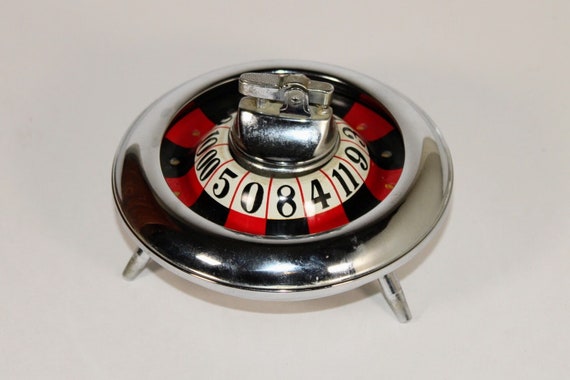 Vintage 1950's Monte Carlo Roulette Wheel Table Lighter - Etsy