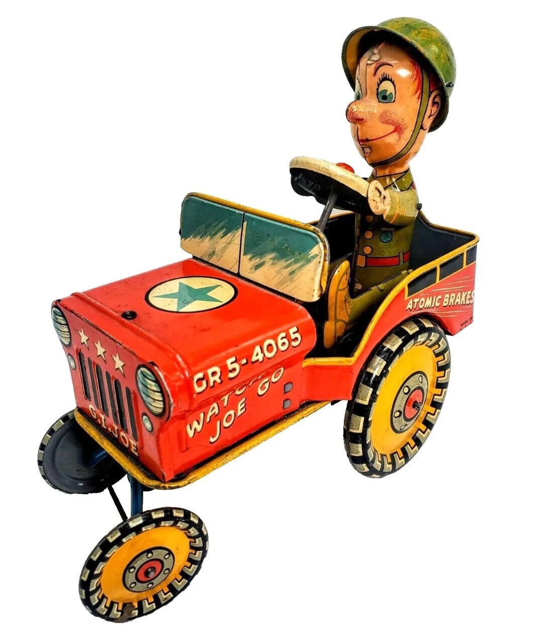 Vintage 1940's G.I. Joe and His Jouncing Jeep Unique Art - Etsy