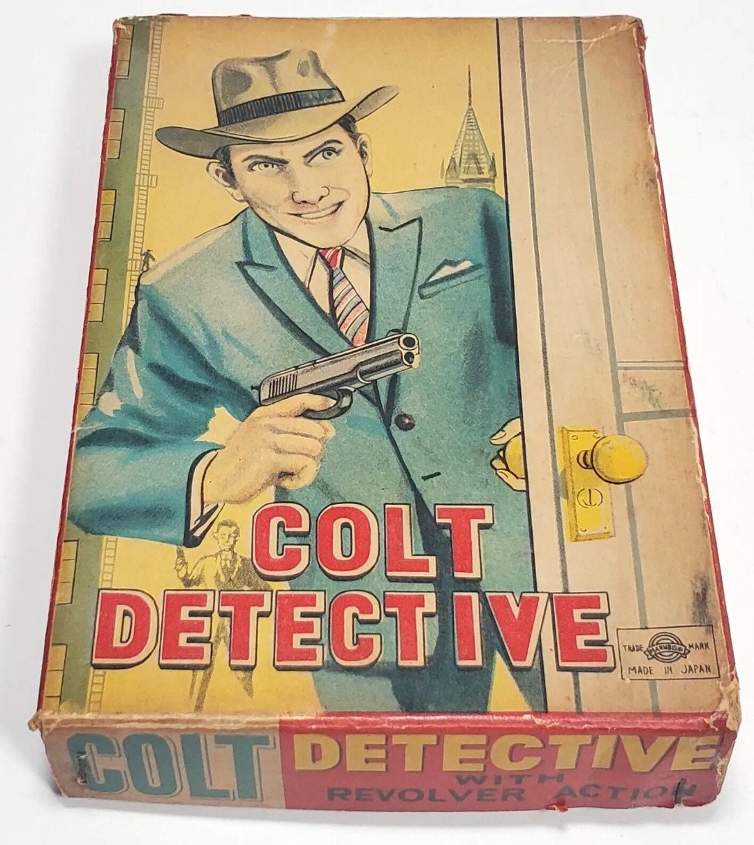 Rare 1950's Colt Detective Friction Gun in Box Made in Japan Marubishi ...