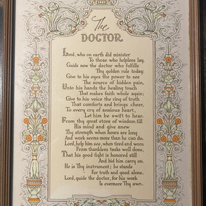 Doctors Prayer - Etsy
