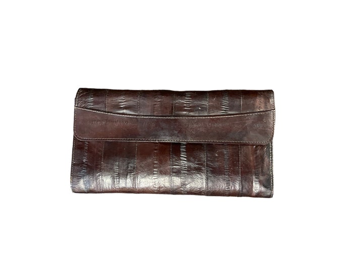 Vintage Eel Skin Women’s Wallet - Etsy
