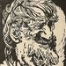 1974 Linocut Print of Oscar Simpson by Waggoner - Etsy