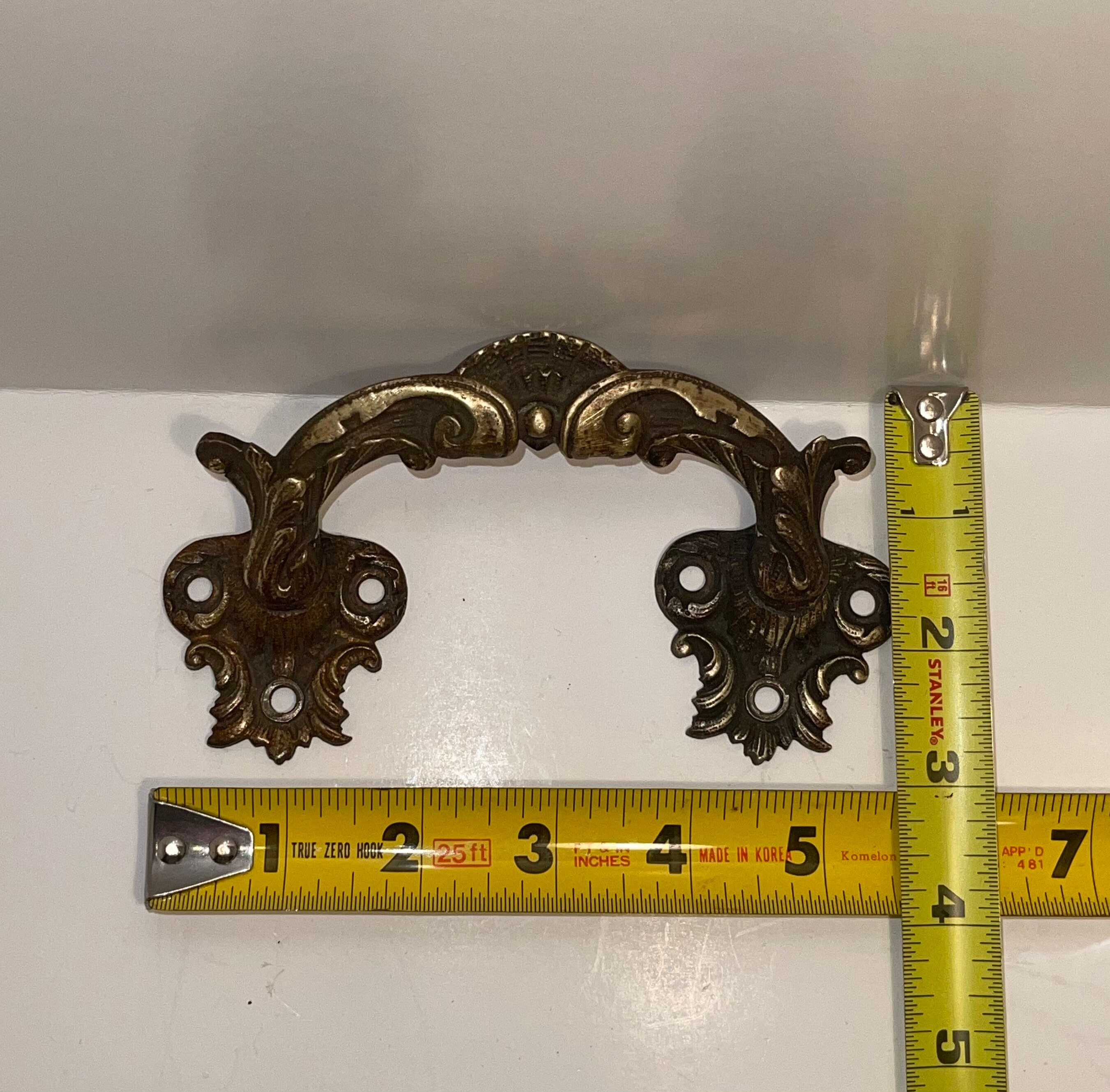 Victorian Period Heavy Brass Handle Victorian Brass Drawer - Etsy