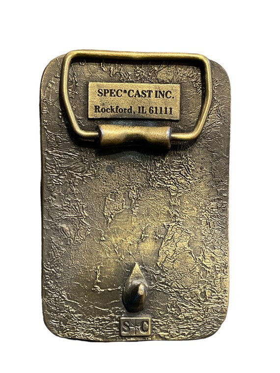 Kelly Springfield Fire Brigade Belt Buckle - Gem