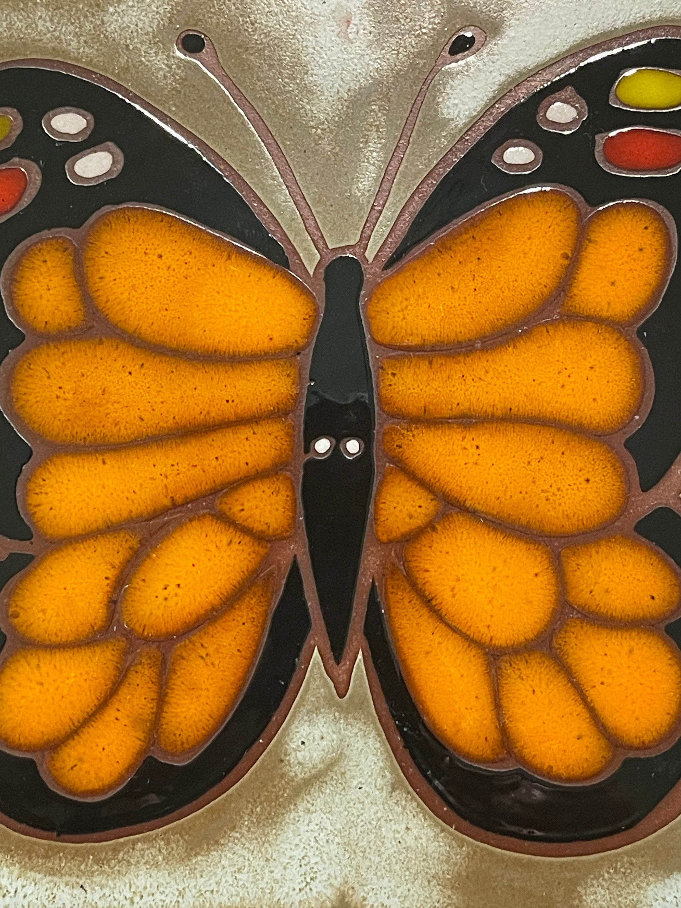 Monarch Butterfly Ceramic Tile Made in Italy - Etsy