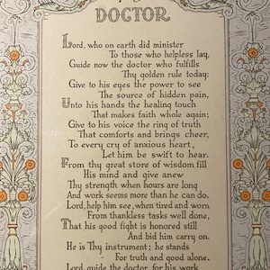 Doctors Prayer - Etsy