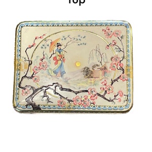 Vintage Japanese Tea Tin - Etsy