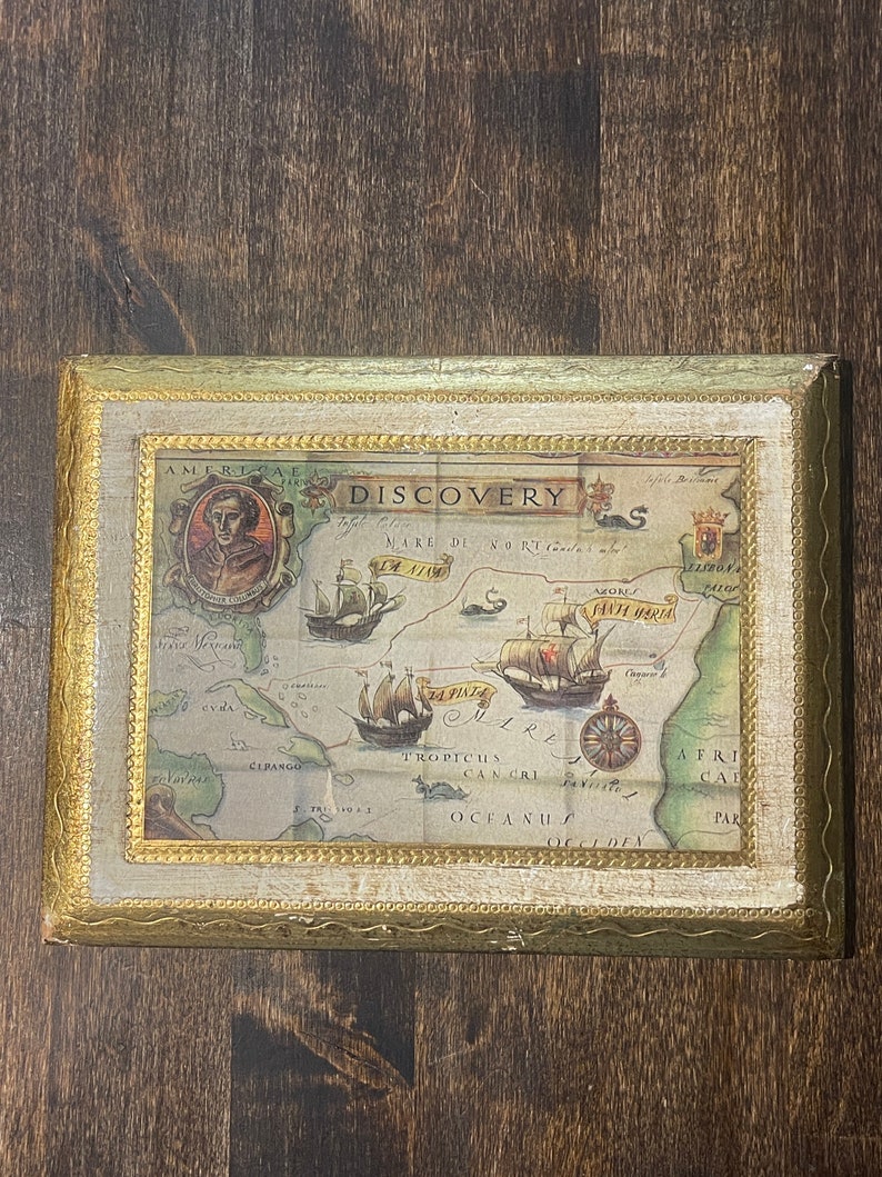 Vintage Florentine Maps Made in Italy - Etsy