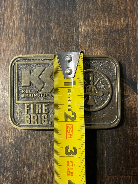 Kelly Springfield Fire Brigade Belt Buckle - Gem