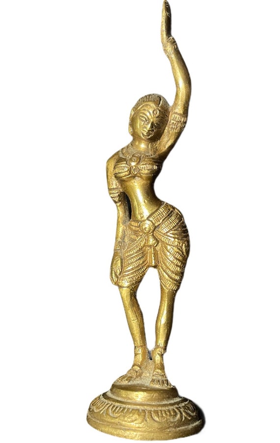 Brass Dancing Lady Statue | Etsy