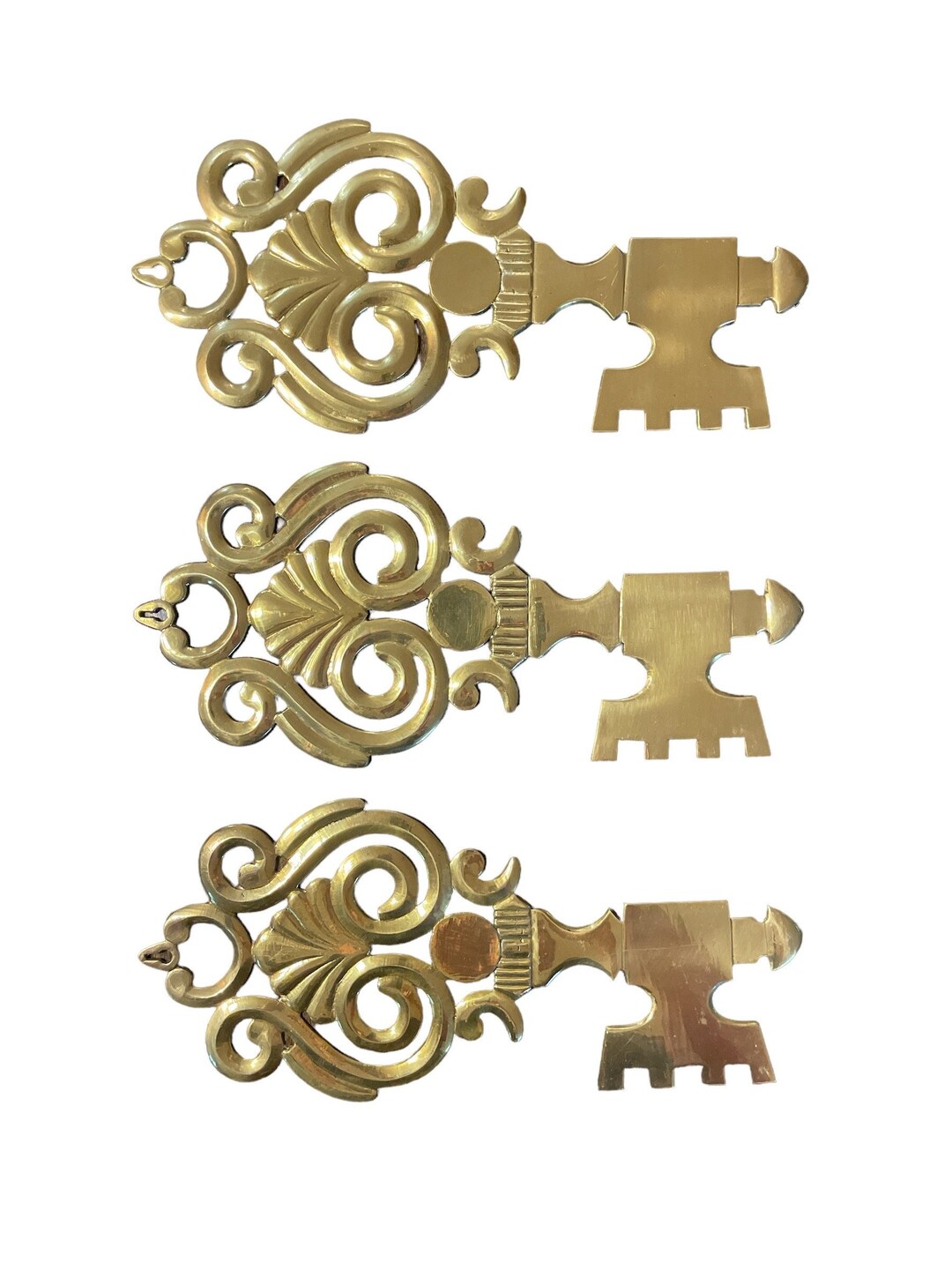 Vintage Brass Keys - Wall Decor - Etsy