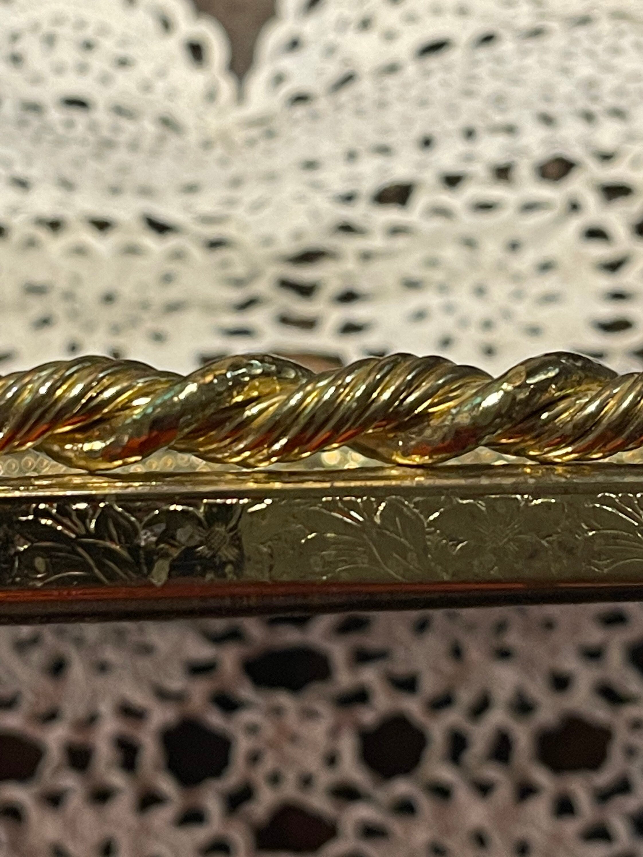 Vintage Rope Vanity Mirror - Etsy