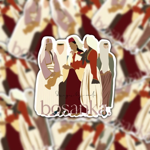 Bosnian Map Waterproof Vinyl Sticker - Etsy