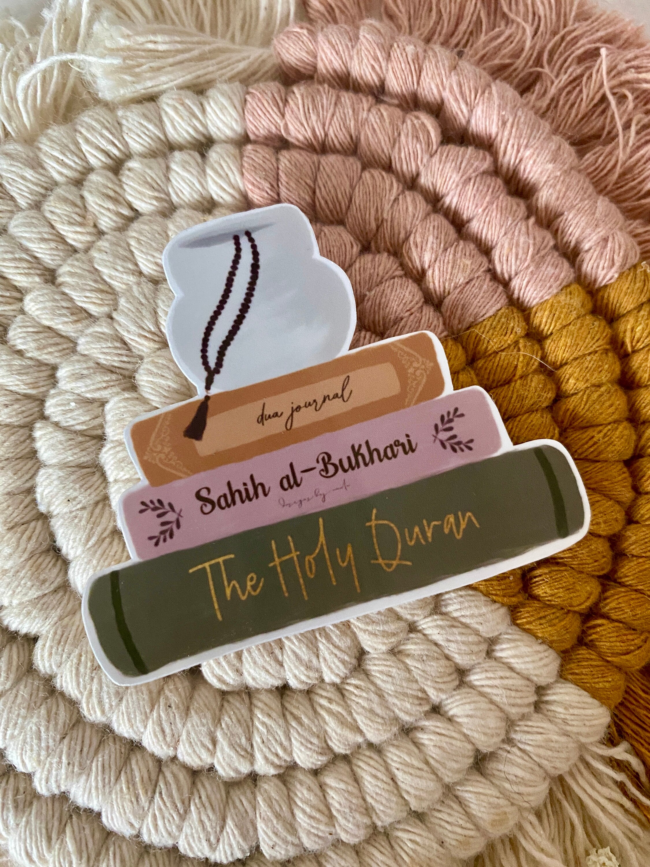 Islamic Books Waterproof Vinyl Sticker - Etsy