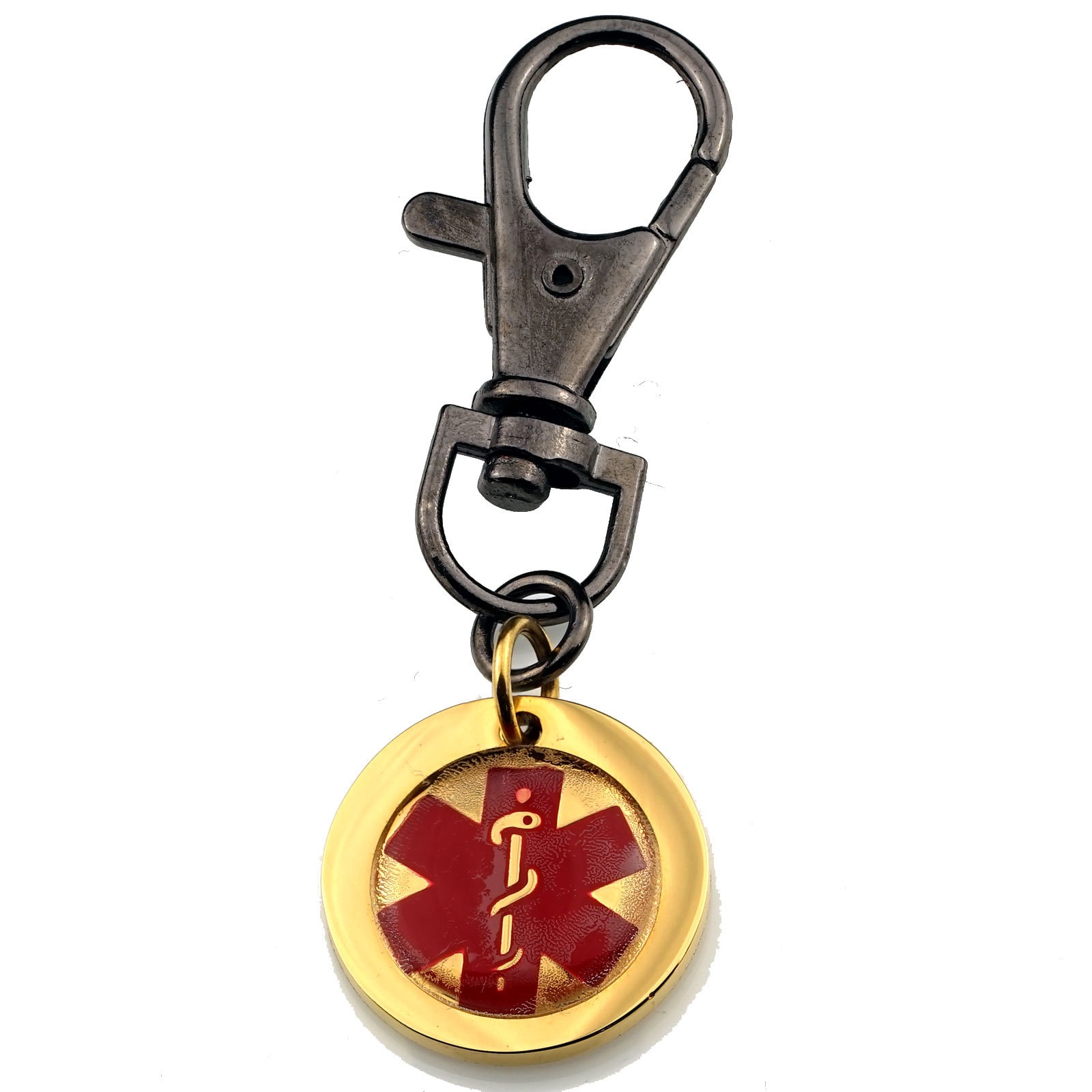 Personalized Medical Alert ID Keychain With Any Engraving. - Etsy