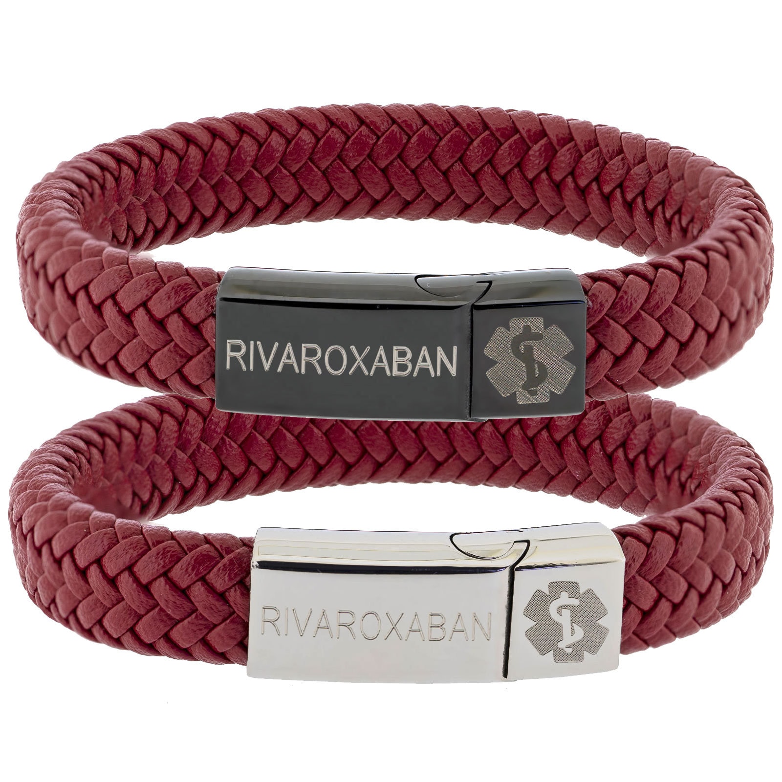 Medical Alert Wristbands Bracelets / Leather Look ID Band / - Etsy