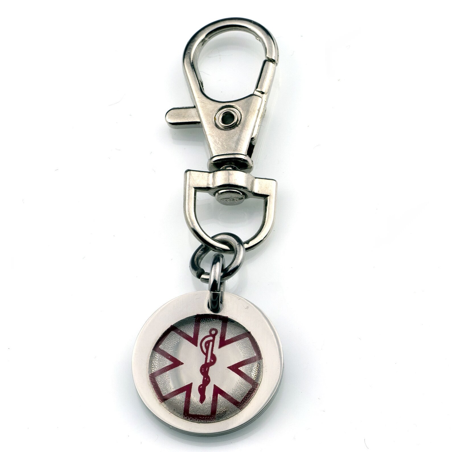 Personalized Medical Alert ID Keychain With Any Engraving. - Etsy