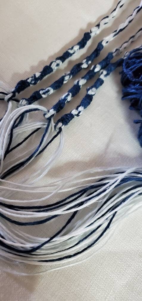 TZITZIT Sephardic or Ashkenazi Set of 4 in 100% Cotton or | Etsy