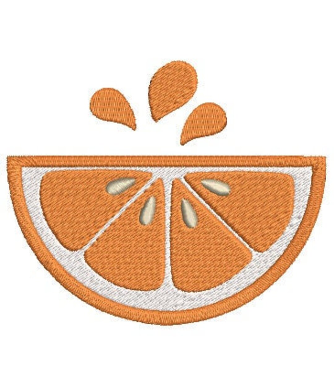 Orange Slice Digital Download Embroidery File / SVG Cut File | Lime ...