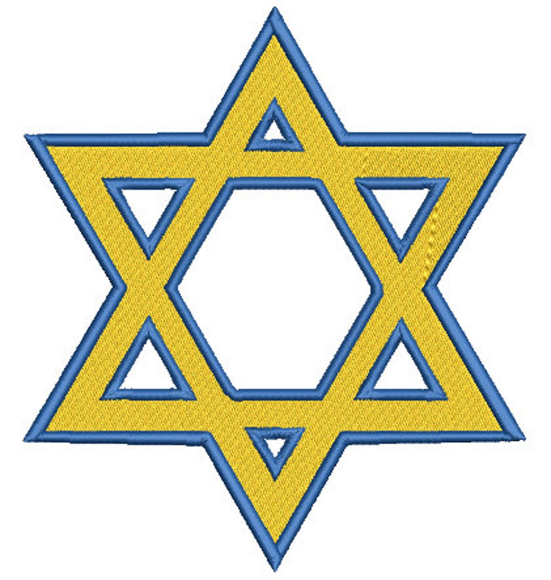 Star of David 8" | Digital Download | Embroidery File | SVG Cut File ...