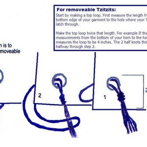 Traditional Sephardic or Ashkenazi Style Tzitzit Tsitsit Zeetzeet - Etsy