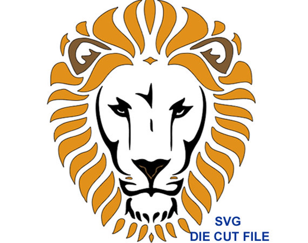 Lion Head SVG CUT FILE Digital Download for Cricut and Die Cutting - Etsy