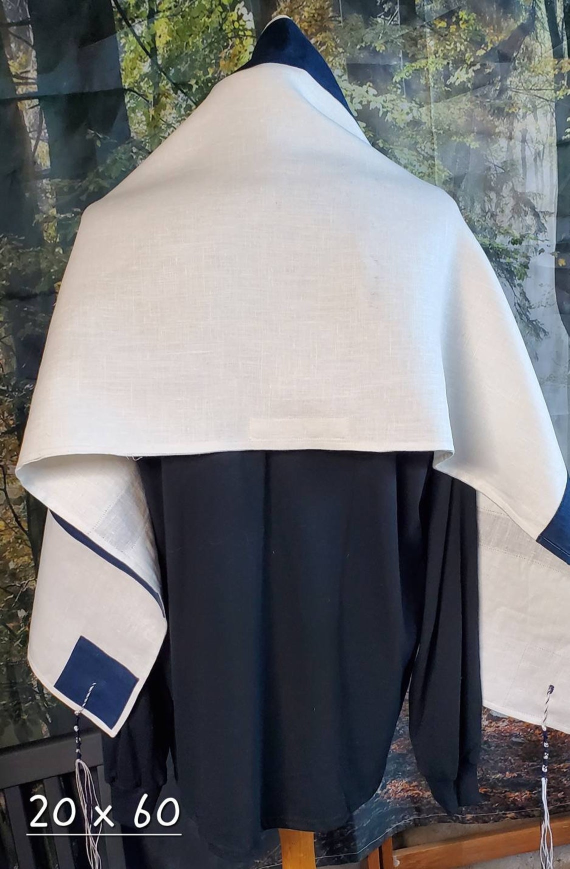 Ancient Days Tallit 2 Color 100% Linen Medium Weight - Etsy