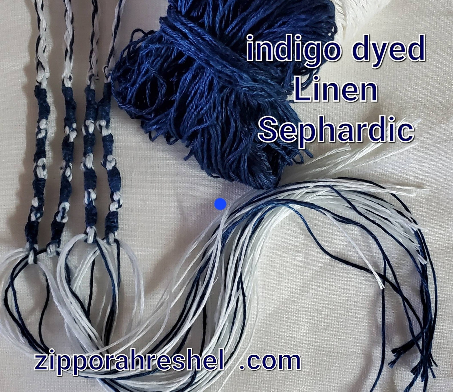 TZITZIT Sephardic or Ashkenazi Set of 4 in 100% Cotton or | Etsy