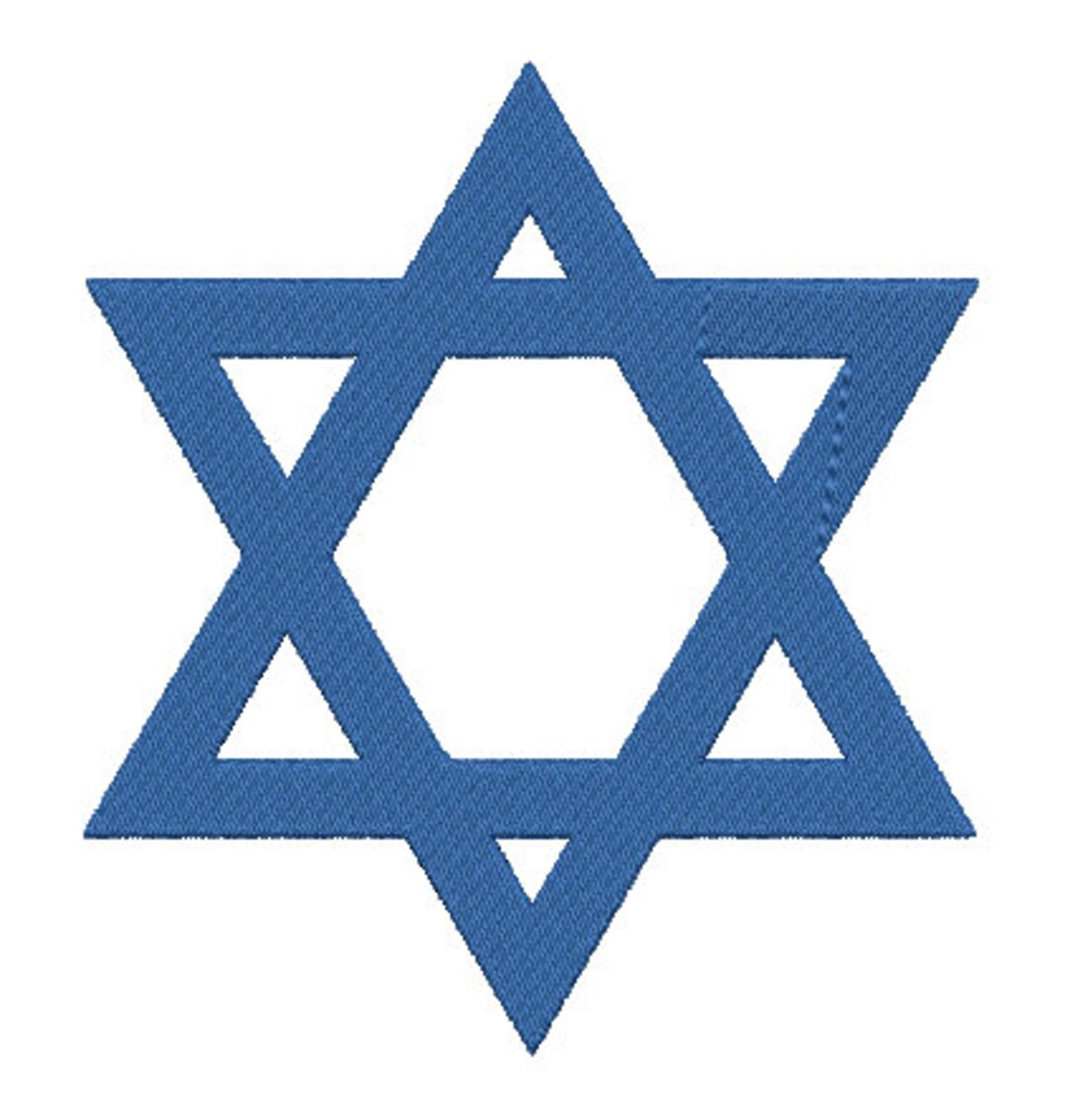 Star of David 8" | Digital Download | Embroidery File | SVG Cut File ...