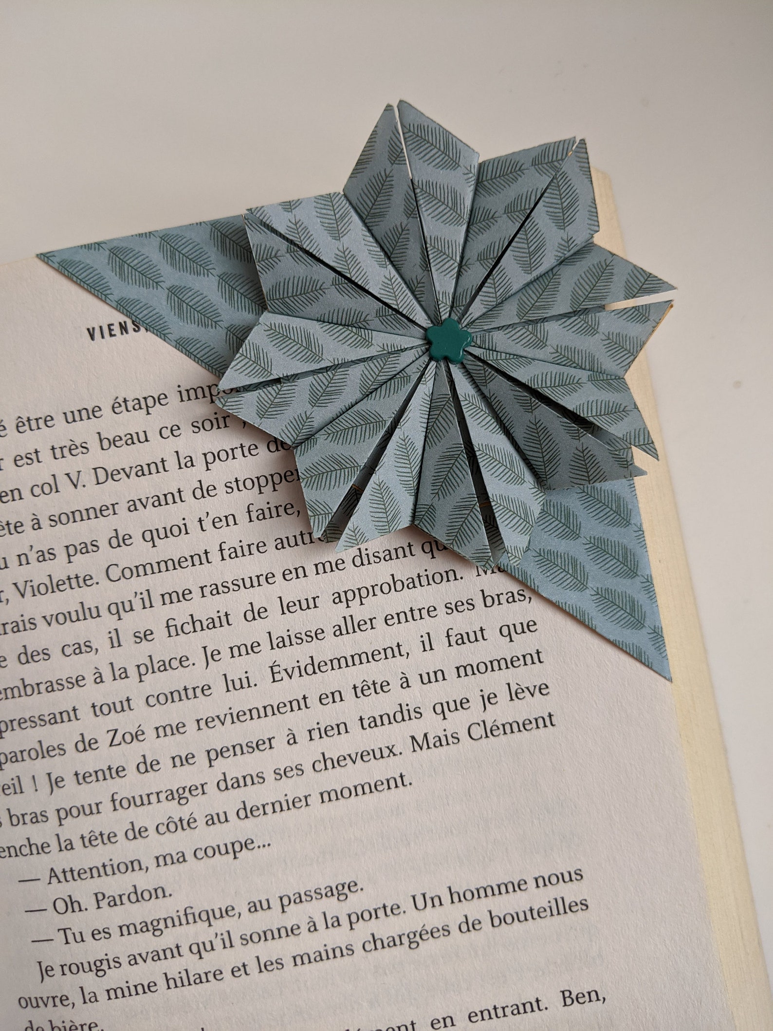 Marque-page en origami : Fleurs | Etsy