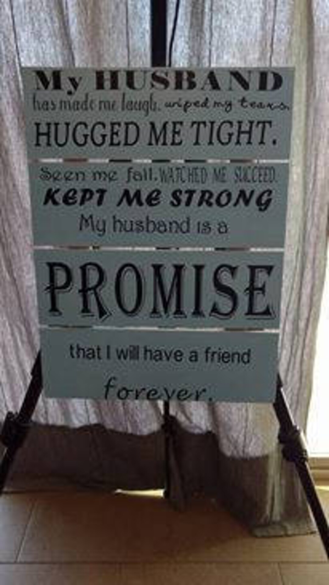 My Husband Sign - Etsy