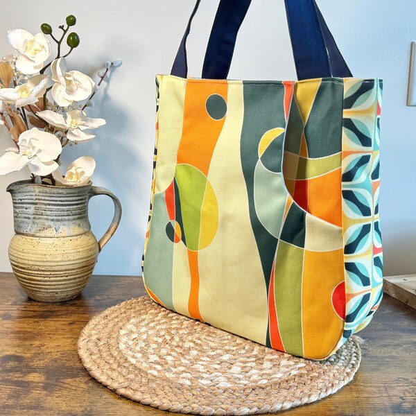 Funky Tote Bag - Etsy