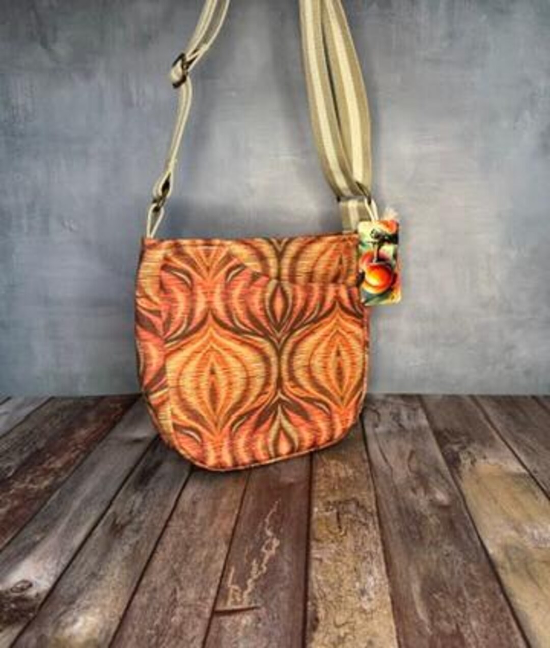 Handmade Denim Mini Tote Bag, Cross Body Bag, Zipper Closure ...