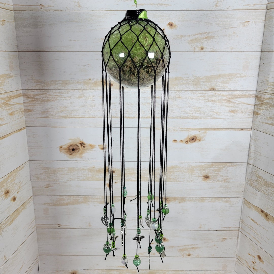 Witch Ball Protection, Witch Ball Glass Decor, Altar Housewarming Gift ...