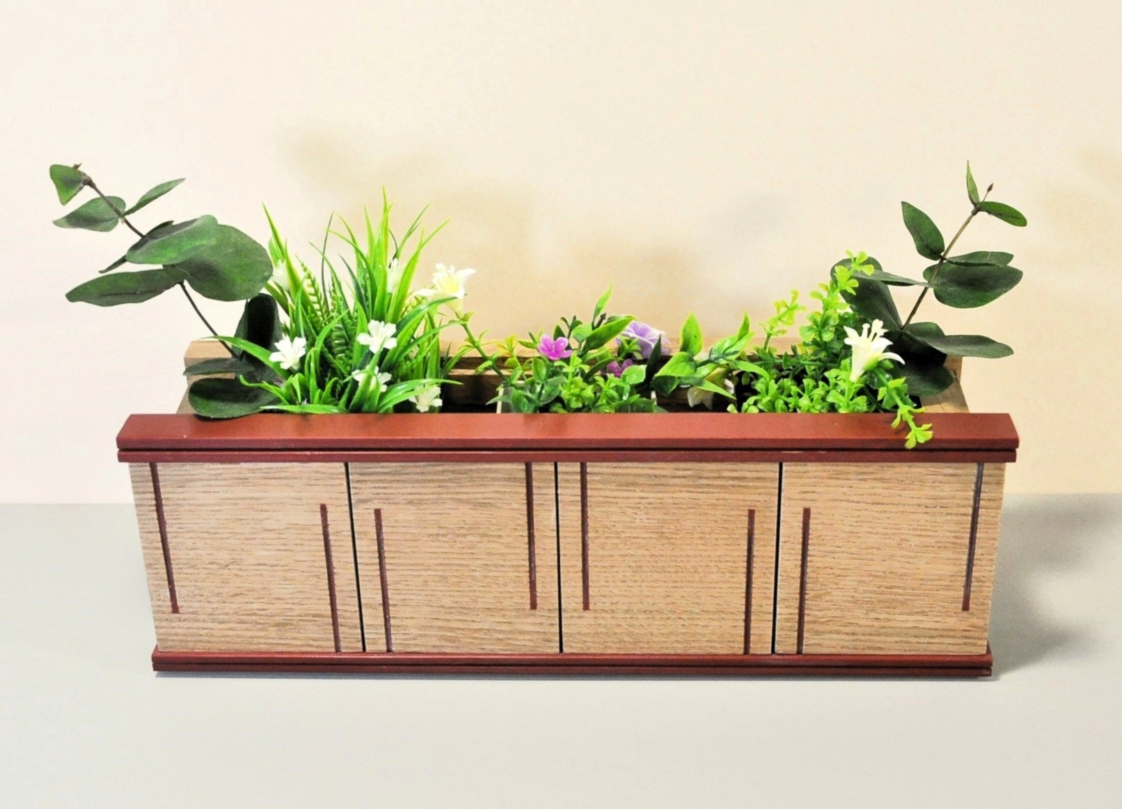 Elegant White Oak Planter Craftsman Era Style Dramatic Rift-sawn Grain ...