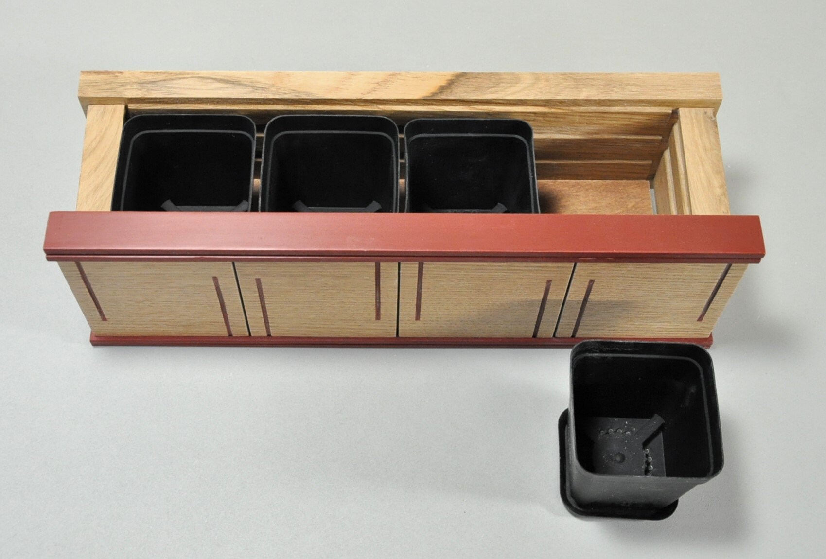 Elegant White Oak Planter Craftsman Era Style Dramatic Rift-sawn Grain ...