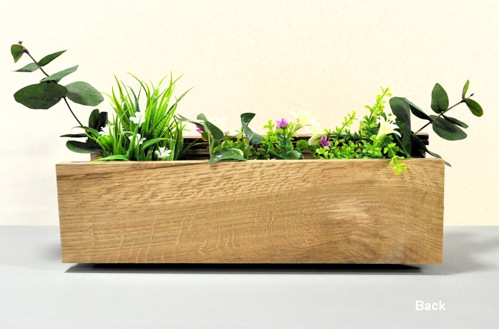 Elegant White Oak Planter Craftsman Era Style Dramatic Rift-sawn Grain ...