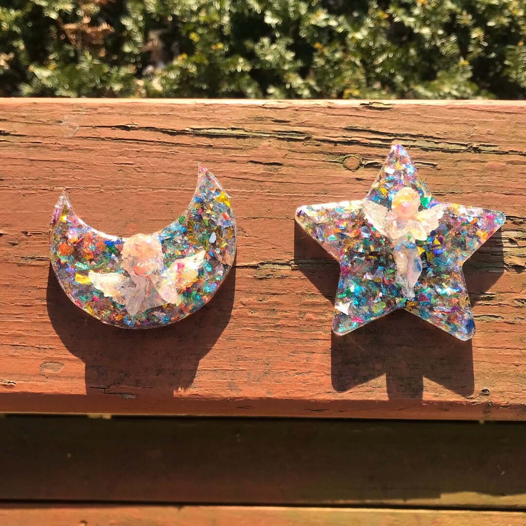 Rainbow Confetti Angel Decor - Etsy