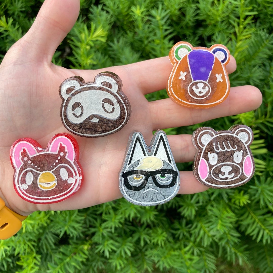 Animal Crossing Character Magnets- Resin Art Loopcoopshop Animal ...